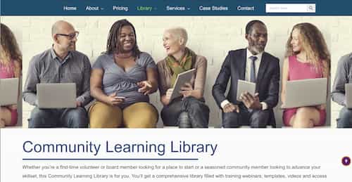 Not for profit training | community online learning library